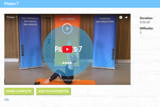 Home Workout Videos | Team Body Project