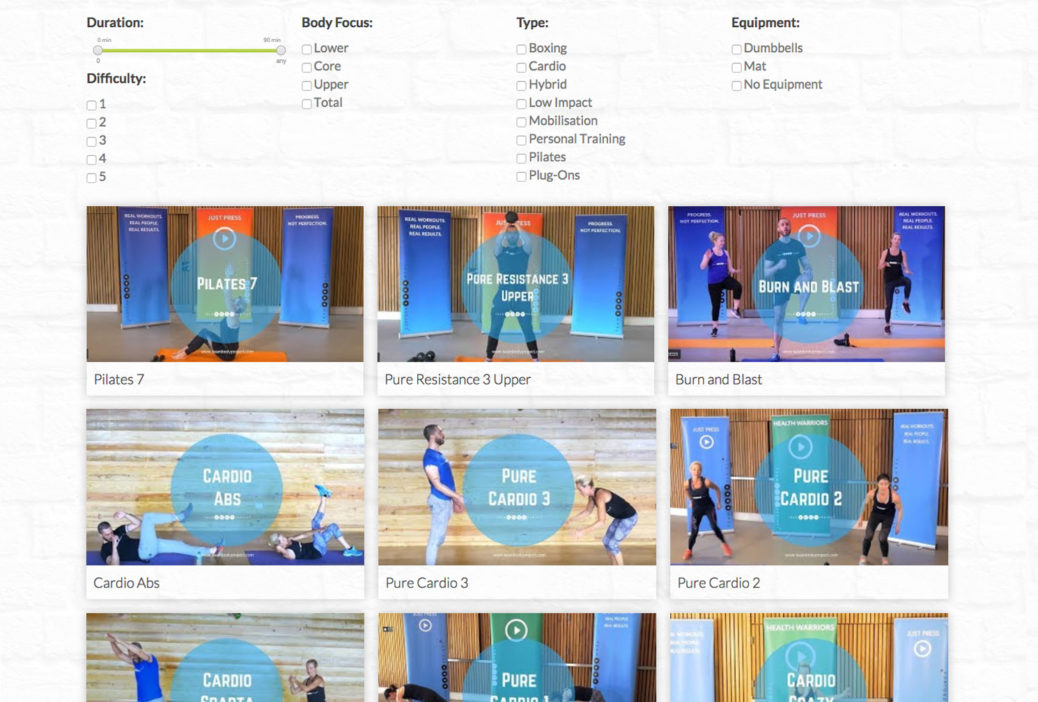 Home Workout Videos | Team Body Project